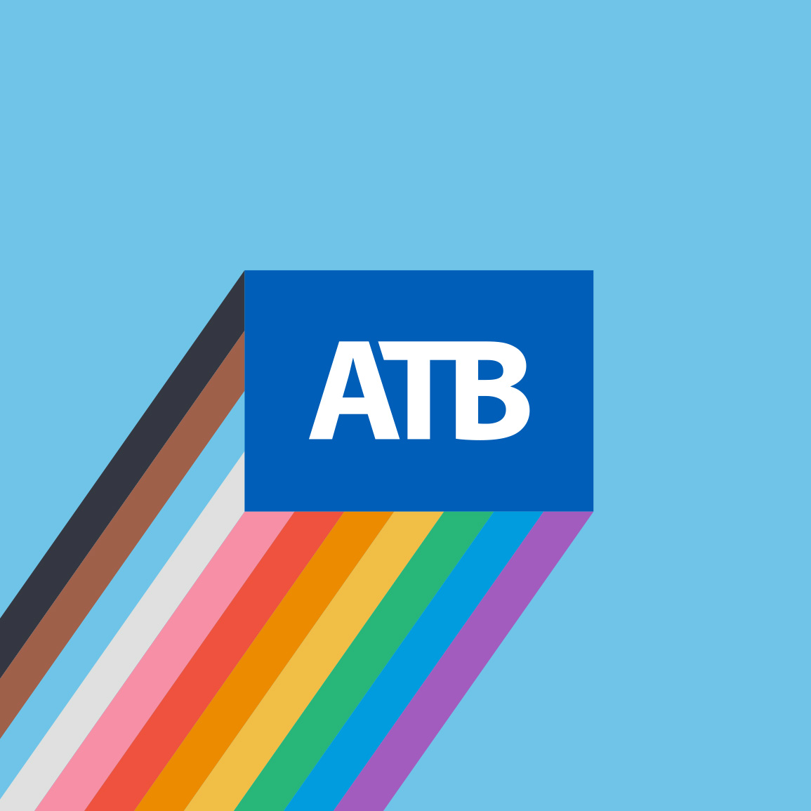 Wearing our new logo with Pride | ATB Financial